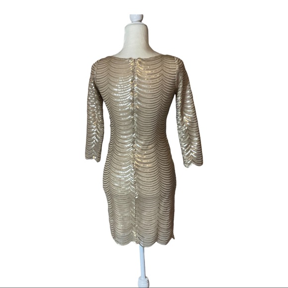 Gianni Bini | Dresses | Gianni Bini Gold Sequin Dress | Poshmark